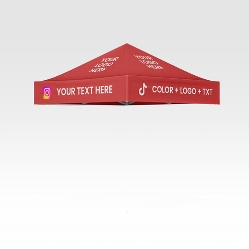 10x10 Custom Canopy Tent Package – Make My Banners™